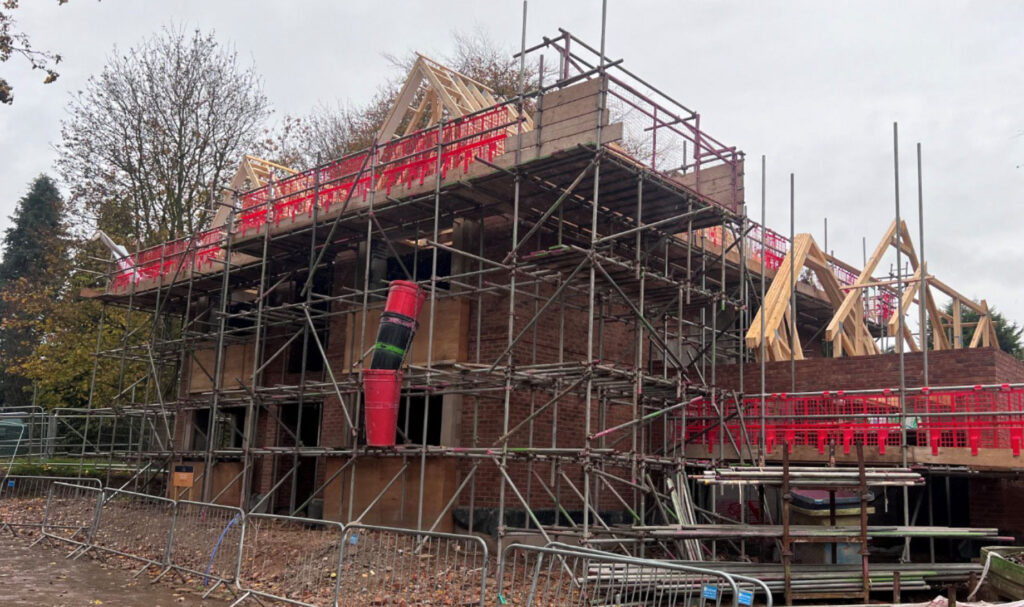 Hunslet House at Stephenson Gardens progress - Ivygrove Homes